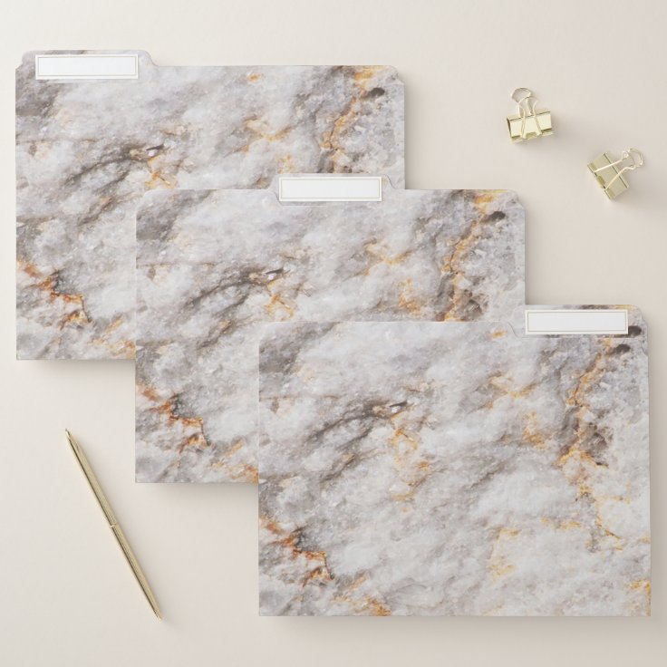 Cool Marble Granite Stone Texture File Folder | Zazzle
