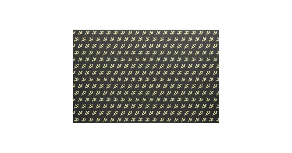 Cool Medieval Dragon Pattern Fabric | Zazzle