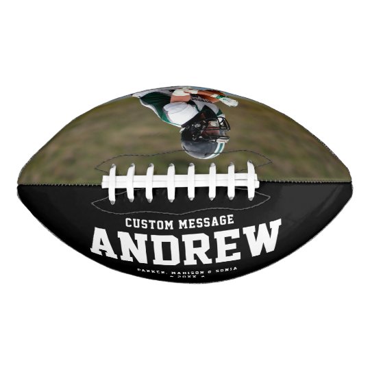 Cool Modern Custom Photo Gift Unique Trendy Football | Zazzle.com