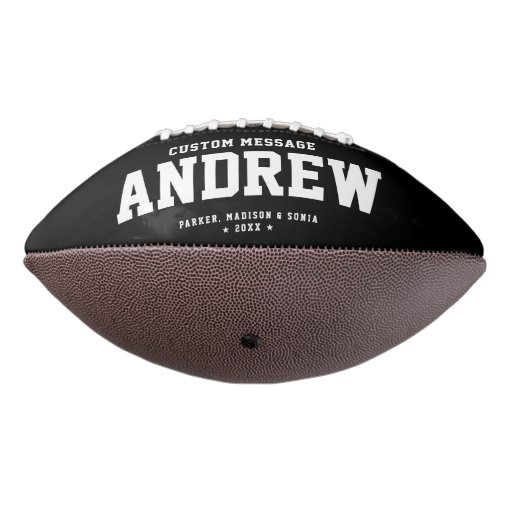 Cool Modern Custom Photo Gift Unique Trendy Football | Zazzle