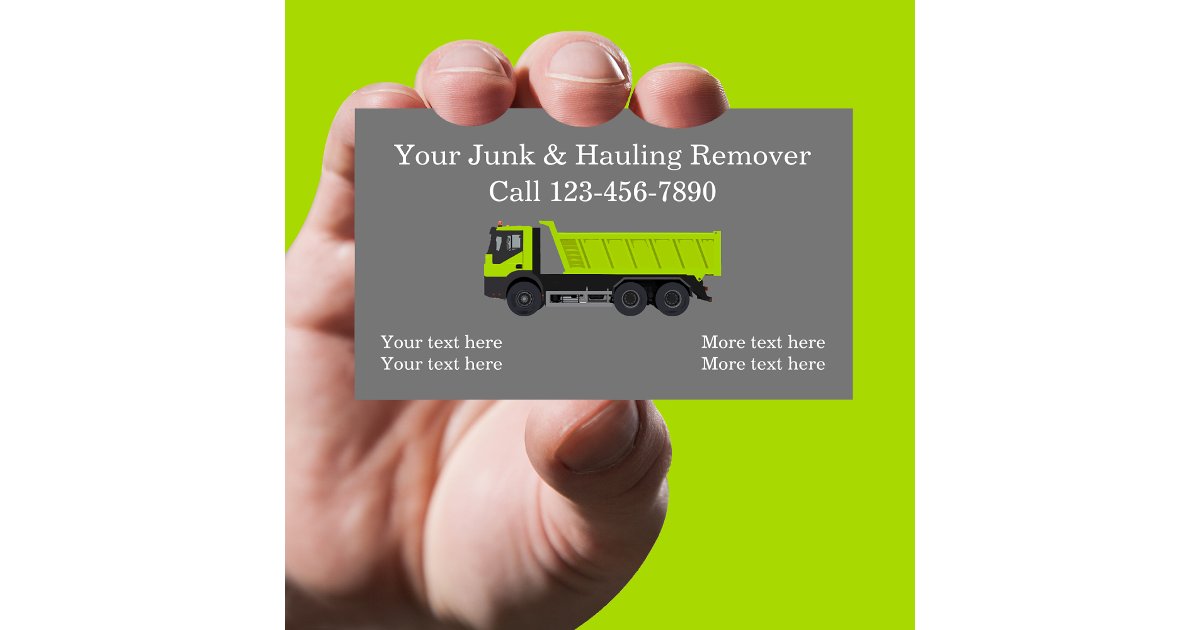 cool Modern Dumpster And Cleanup Business Card | Zazzle