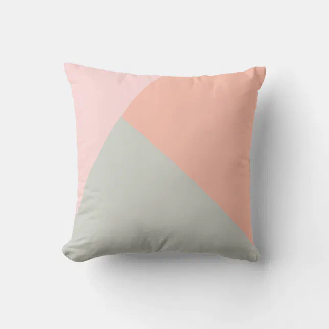 Cool modern pastel colors abstract pattern outdoor pillow | Zazzle