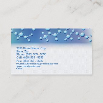 Cool Modern Science Laboratory Pharmacy Business Business Card | Zazzle