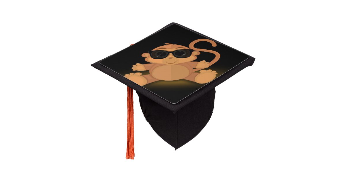 Cool Monkey Graduation Cap Topper | Zazzle