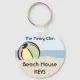 Cool 'N Colorful Beach Ball Keychain | Zazzle