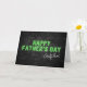 Cool Neon Happy Father's Day Card for Godfather | Zazzle