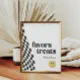 Cool One Boy's Checkered Retro Favor Sign | Zazzle