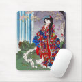 Cool oriental japanese classic geisha lady art mouse pad | Zazzle