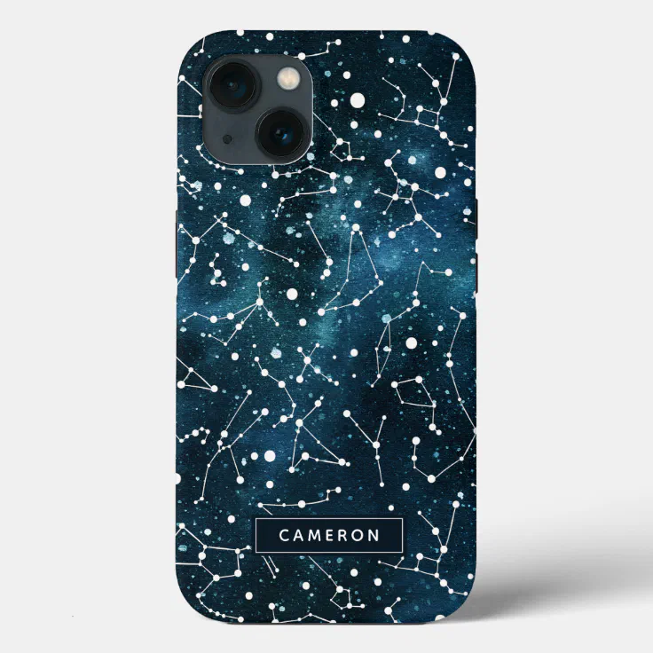 Cool Outer Space Constellations Personalized Case-Mate iPhone Case | Zazzle