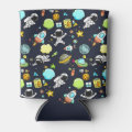 Cool Outer Space Theme - Astronauts & Rocket Ships Can Cooler | Zazzle