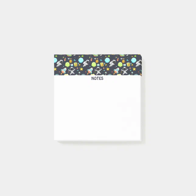 Cool Outer Space Theme - Astronauts & Rocket Ships Post-it Notes | Zazzle