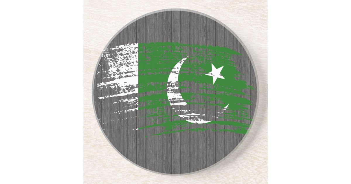 Cool Pakistani flag design Coaster | Zazzle