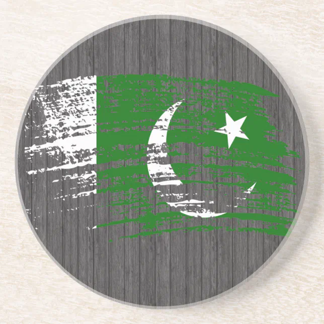 Cool Pakistani flag design Coaster | Zazzle