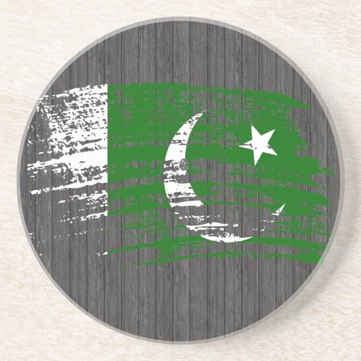 Cool Pakistani flag design Coaster | Zazzle