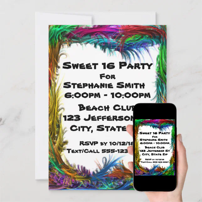 Cool Party Invitations | Zazzle