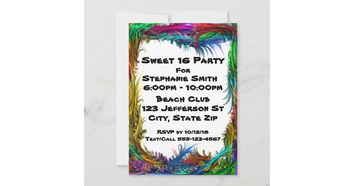 Cool Party Invitations | Zazzle