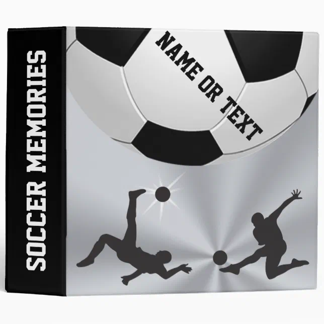 Cool Personalized Soccer Binder Album | Zazzle