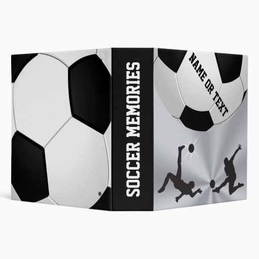 Cool Personalized Soccer Binder Album | Zazzle