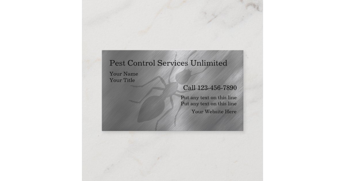 Cool Pest Control Business Cards | Zazzle