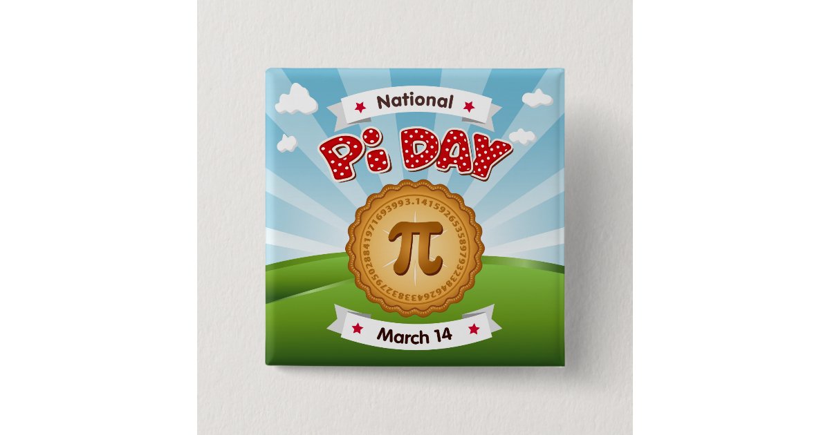 Cool Pi Day Button | Zazzle