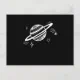 Cool Planet Saturn Orbit Drawing Outer Space Galax Postcard | Zazzle