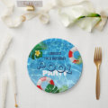 Cool Pool Party Birthday Paper Plates | Zazzle