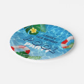 Cool Pool Party Birthday Paper Plates | Zazzle