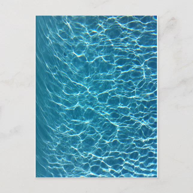 Cool Pool Water Postcard | Zazzle
