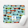 Cool Race Cars Personalized Kids Mouse Pad | Zazzle