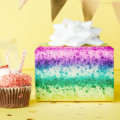 Cool Rainbow Art Paint Splatter Birthday Party Wrapping Paper | Zazzle