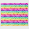 Cool Rainbow Art Paint Splatter Birthday Party Wrapping Paper | Zazzle