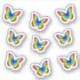 Cool Rainbow Butterfly Sticker | Zazzle