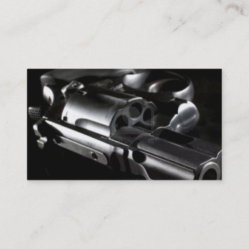 Cool revolver Business Card | Zazzle