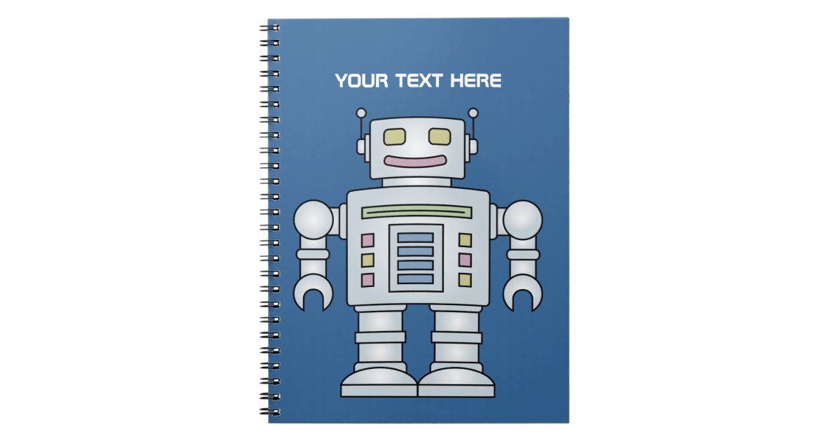 Cool Robot notebook | School supplies for kids | Zazzle