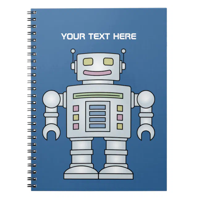 Cool Robot notebook | School supplies for kids | Zazzle