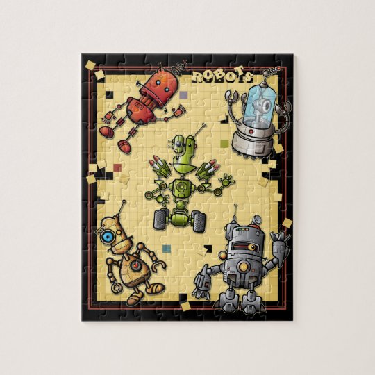 Cool Robots Puzzle | Zazzle.com