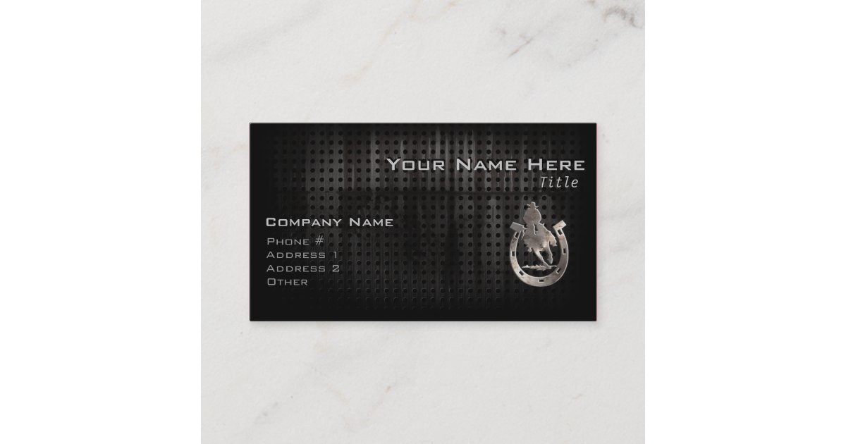 Cool Rodeo Business Card | Zazzle