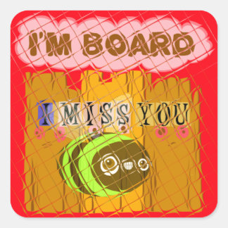 I Miss You Stickers | Zazzle