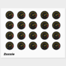 Cool RPM Gauge Sticker | Zazzle