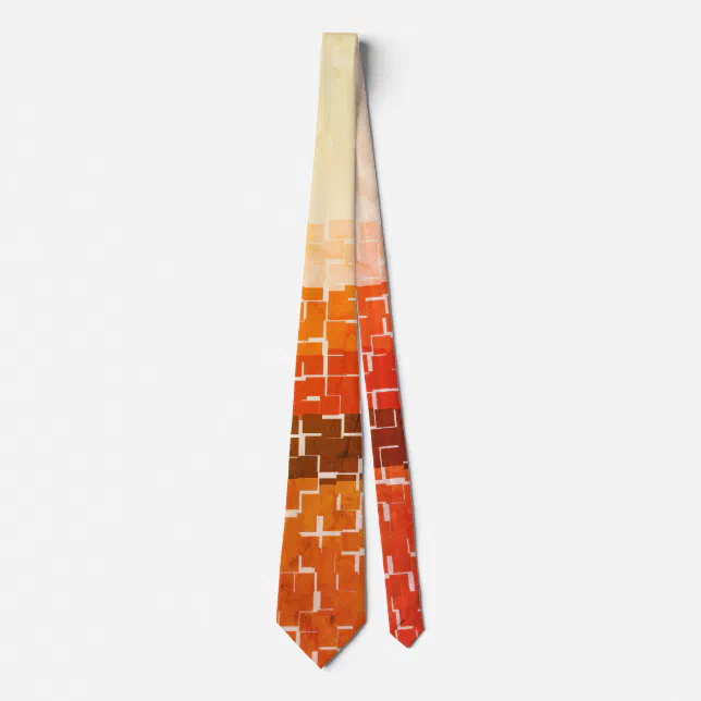 Cool Rustic Autumn Colors Tie | Zazzle