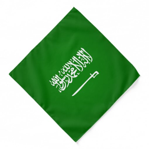 Cool Saudi Arabia Flag Fashion Bandana | Zazzle