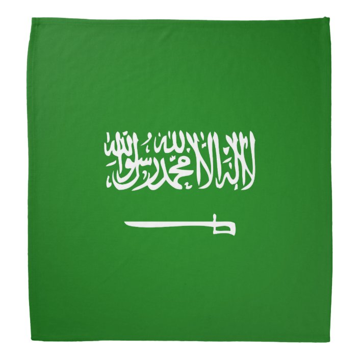 Cool Saudi Arabia Flag Fashion Bandana | Zazzle.com