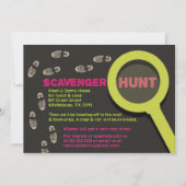 Cool Scavenger Hunt Invitation | Zazzle