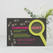 Cool Scavenger Hunt Invitation | Zazzle