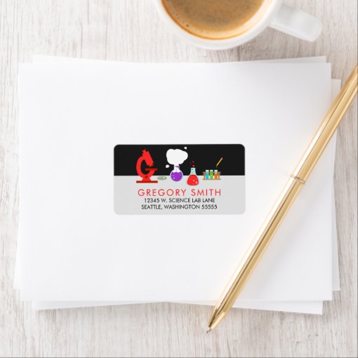 Cool Science Lab Label | Zazzle