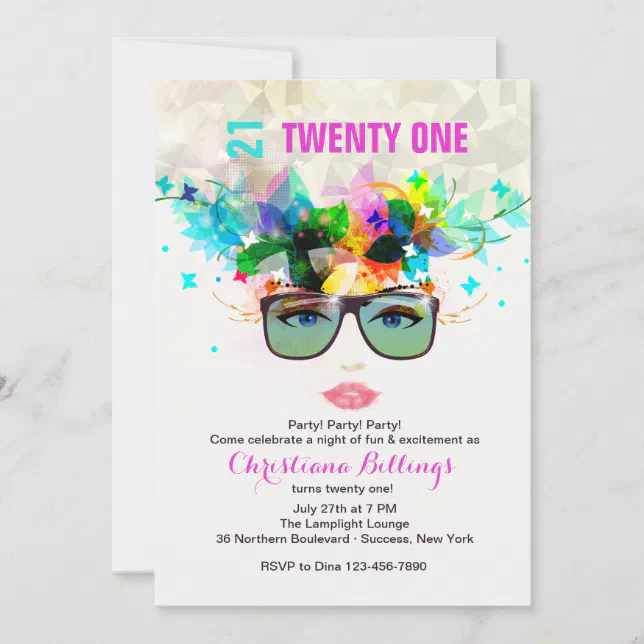 Cool Shades Invitation | Zazzle