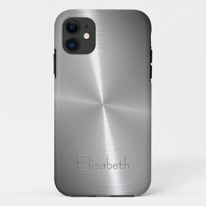 Cool Shiny Radial Steel Metallic Case-Mate iPhone Case | Zazzle.com