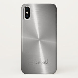 Stainless Steel iPhone Cases & Covers | Zazzle