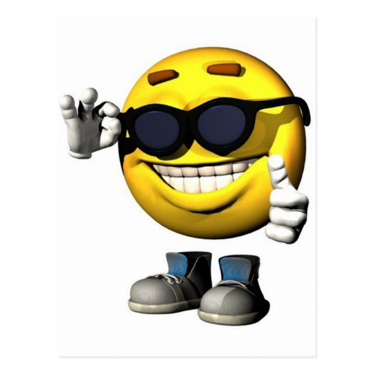 cool smiley face postcard | Zazzle.com
