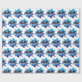Cool Snowmobile in the Snow Wrapping Paper | Zazzle